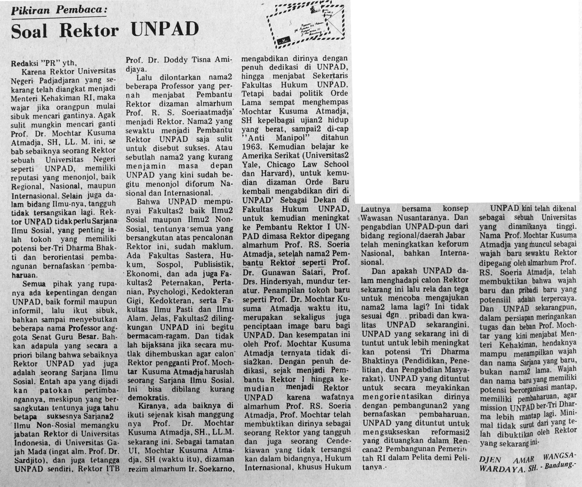Kliping – Museum Unpad